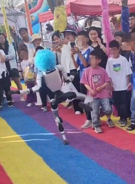 Robot revolt? Viral footage shows humanoid bot kicking child during ...