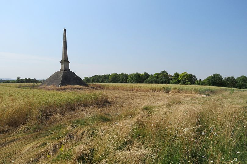 The strange monument in the middle of a field dedicated to man’s friend