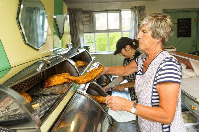 The Upton Fish Shop in tiny UK village serving out of this world food