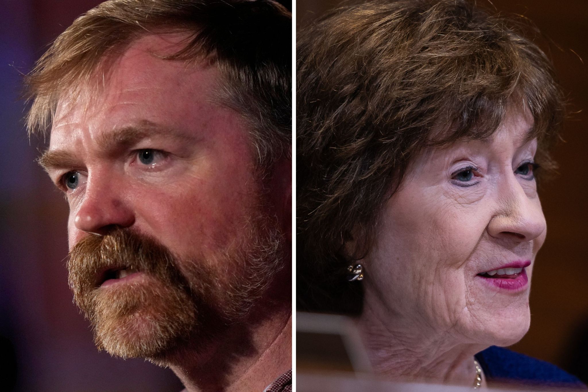 Graham Platner and Susan Collins deadlocked in new poll by Trump’s pollster