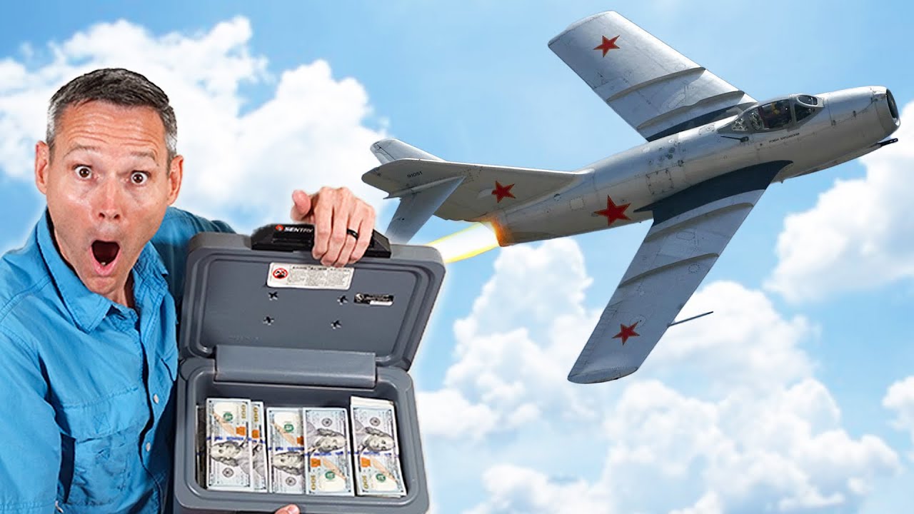He bought a real fighter jet for $60,000