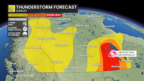 Canada’s high-impact severe risk draws US storm chasers