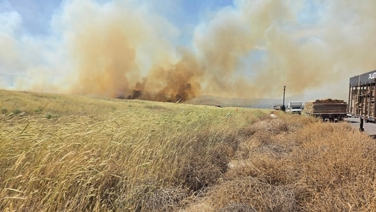 Saratoga Springs fire: Eagle Mountain in Utah sees smoke from massive ...