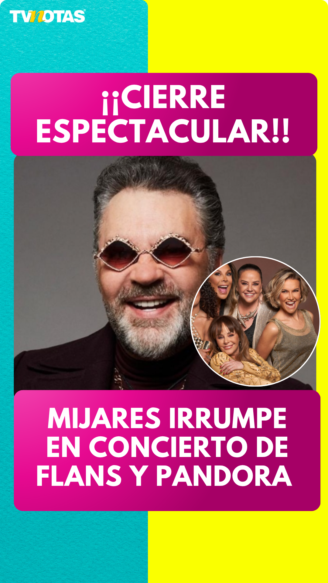 Mijares irrumpe en concierto de Flans y Pandora en el Auditorio Nacional