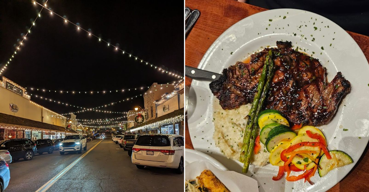 This California restaurant offers a hearty 16 oz prime rib dinner with ...