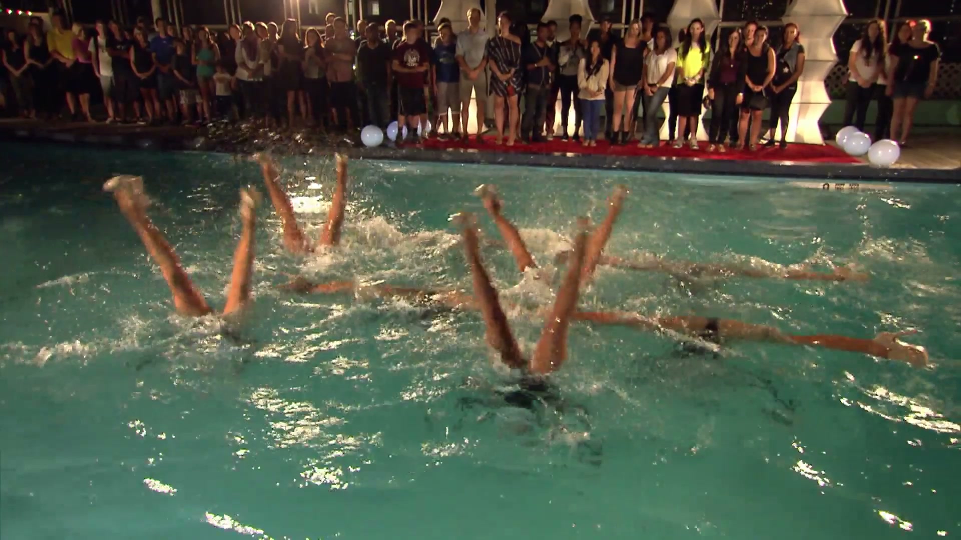 Aquanuts - synchronized swimmers