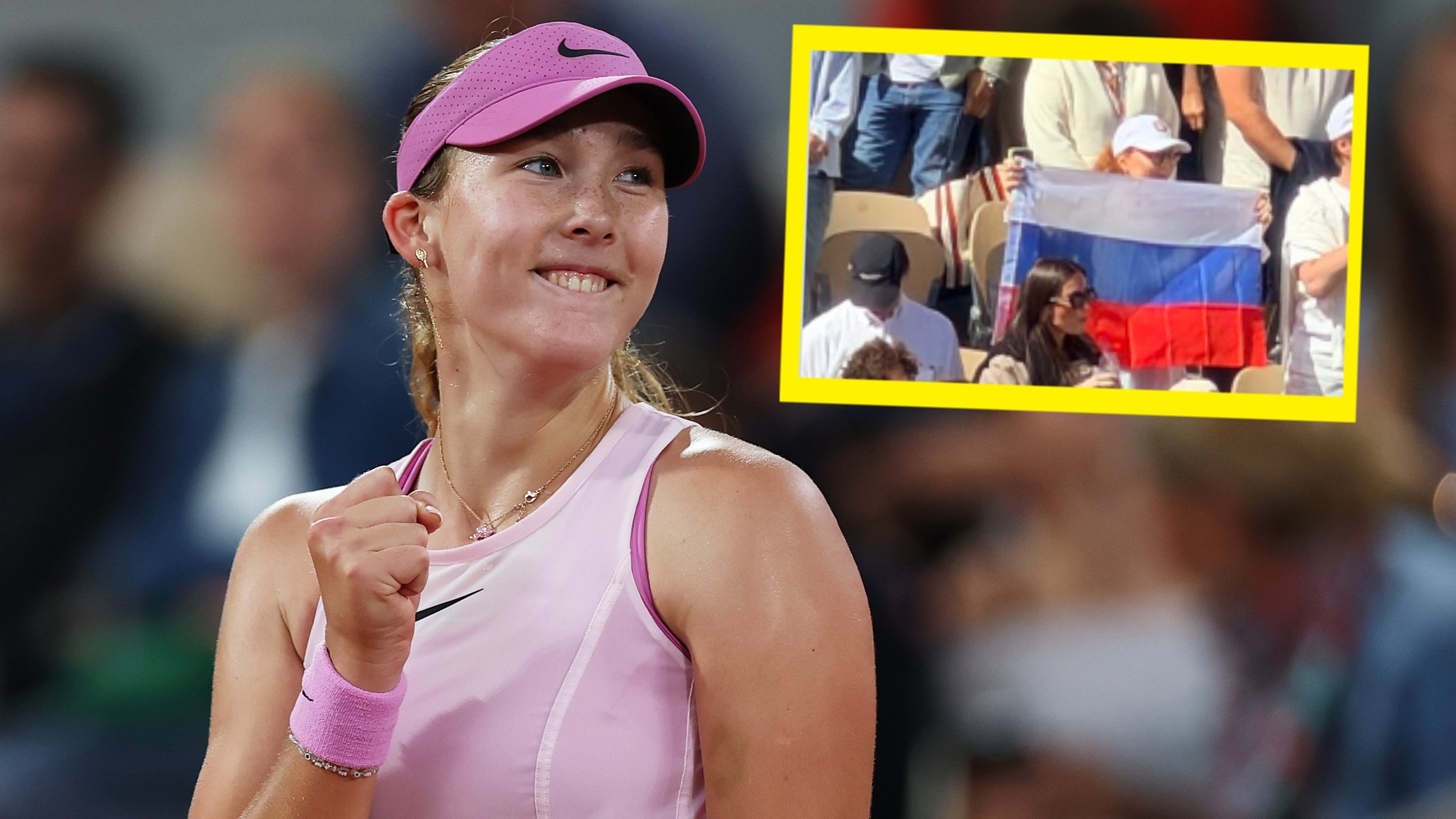 Rosyjska flaga na finale Roland Garros. Od razu wkroczyła ochrona