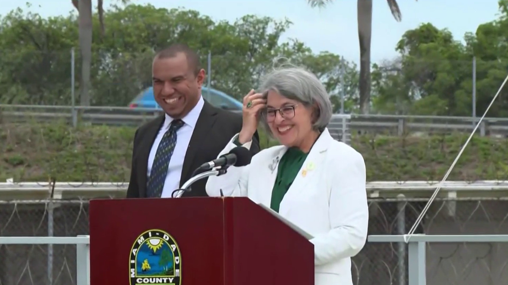Levine Cava OK after appearing to get lightheaded during groundbreaking ...