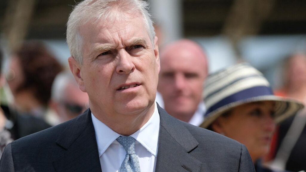Prince Andrew photographed with a large bruise across his face - and ...