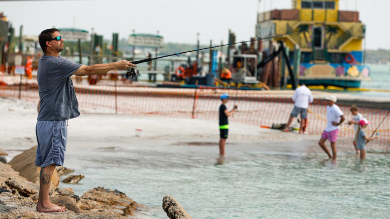 Before-and-after photos of John’s Pass dredging project. It’s now complete
