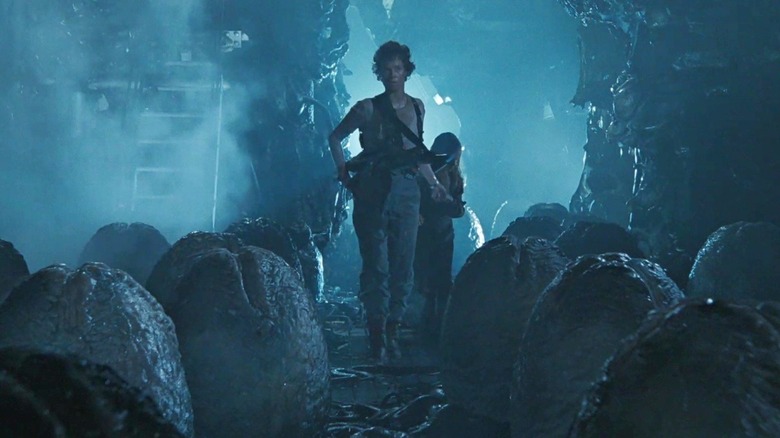 The Scariest Scene In Aliens Hangs From The Ceiling