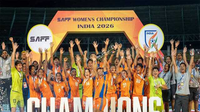 Indian women's football team triumphs at SAFF Championship 2026