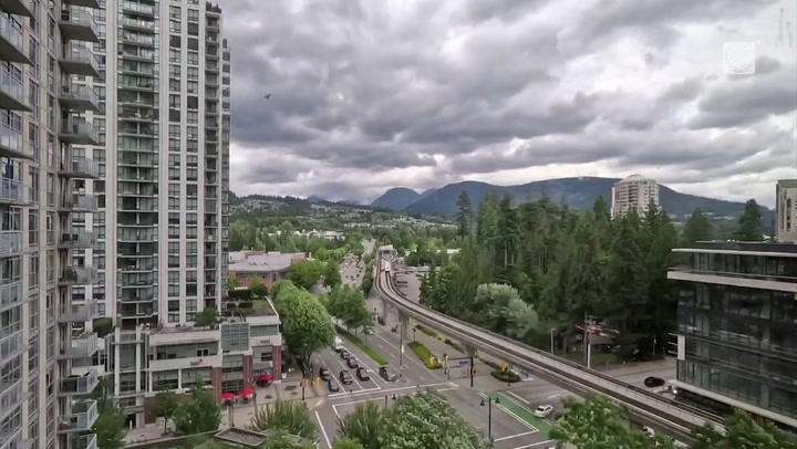 Storm clouds timelapse over Coquitlam, BC