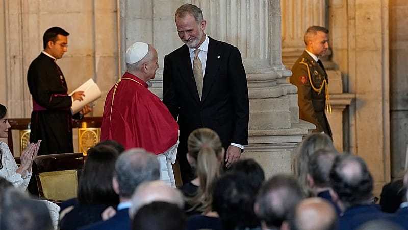 Papa Leone XIV a Madrid: discorso al Palazzo Reale, nella visita vedrà ...