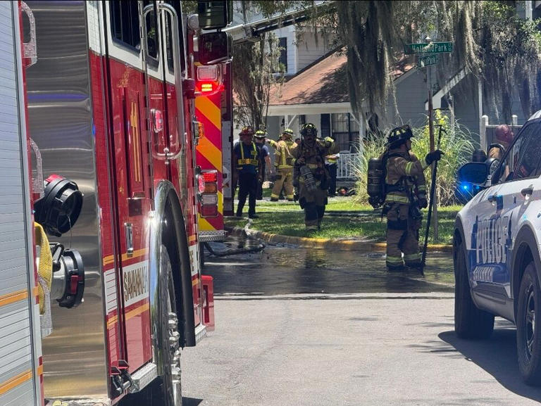 2 displaced after house fire on Holland Park Court