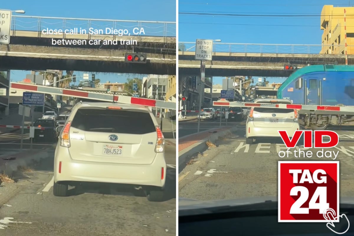 Viral video of the day for June 6, 2026: Driver's jaw-dropping train ...