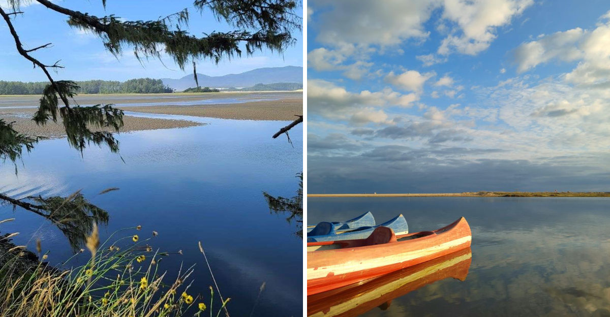 Paddle the quiet side of the Oregon coast where trails meet calm ...
