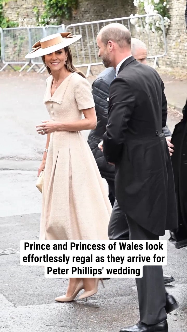 Prince and Princess of Wales look effortlessly regal as they arrive for ...
