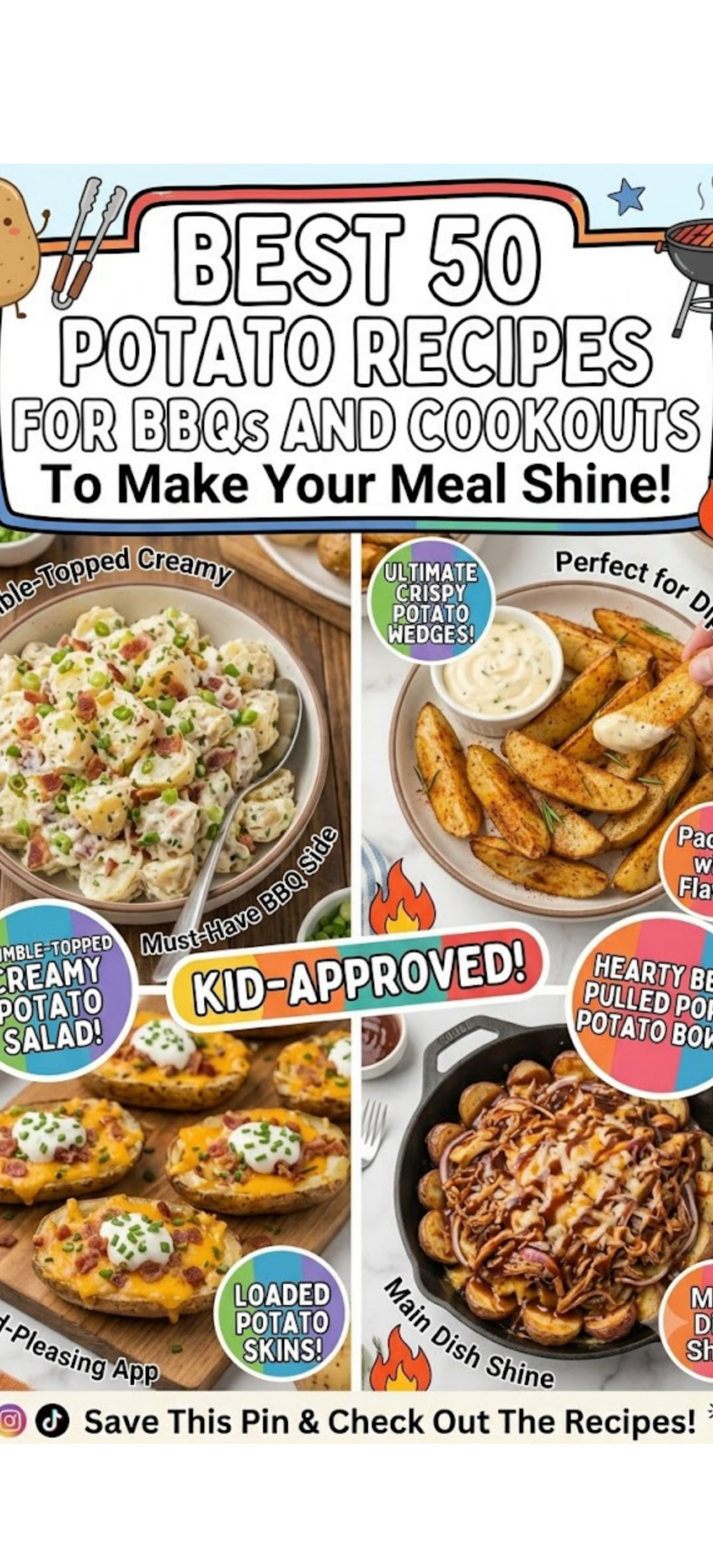 Best 50 potato recipes for BBQs and cookouts to make your meal shine