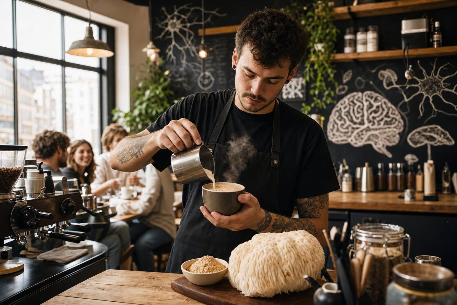 This mushroom in your latte promises sharper focus after a single dose ...