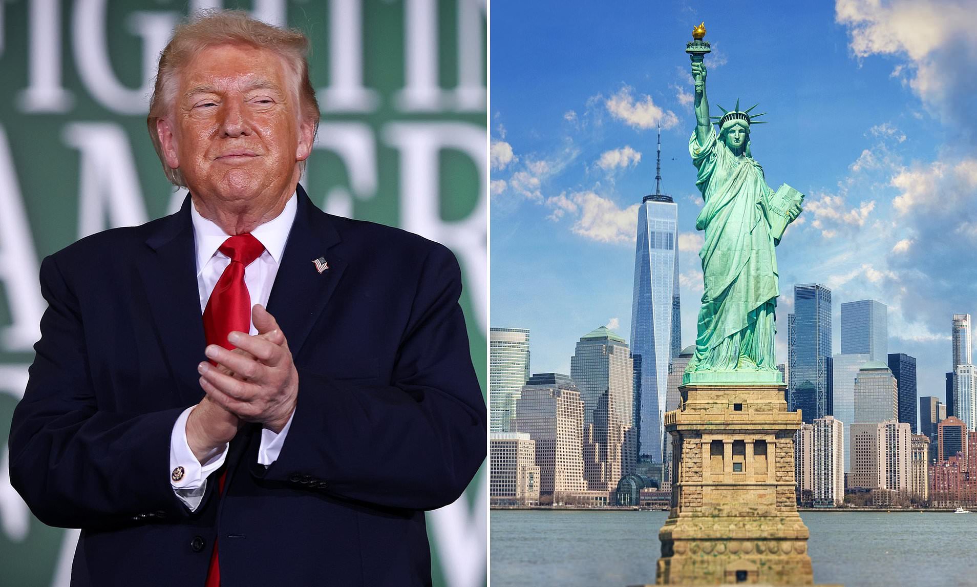 Trump could get away with bulldozing Statue of Liberty if he wanted ...