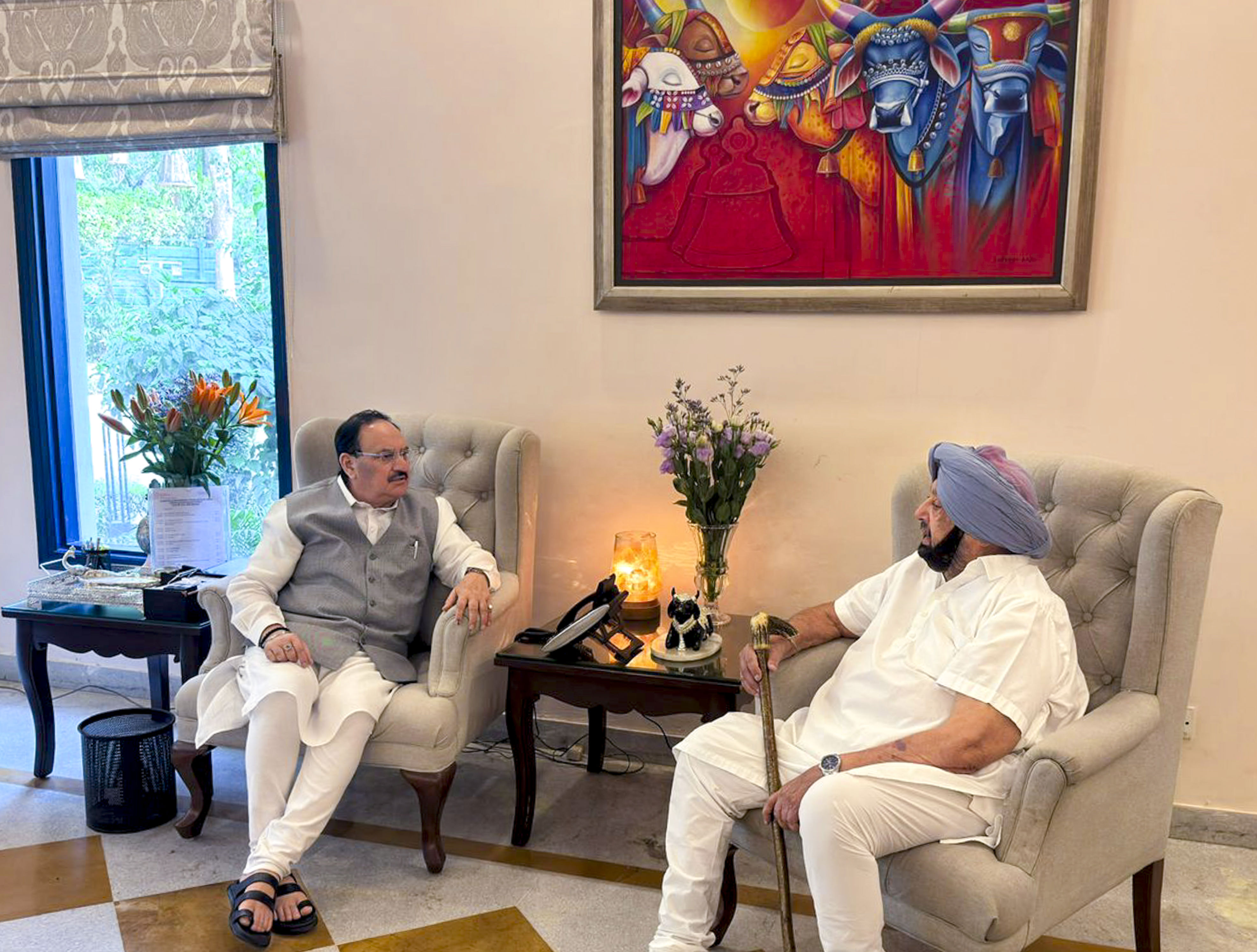 Amarinder meets Shah, Nadda; says discussed various issues concerning ...