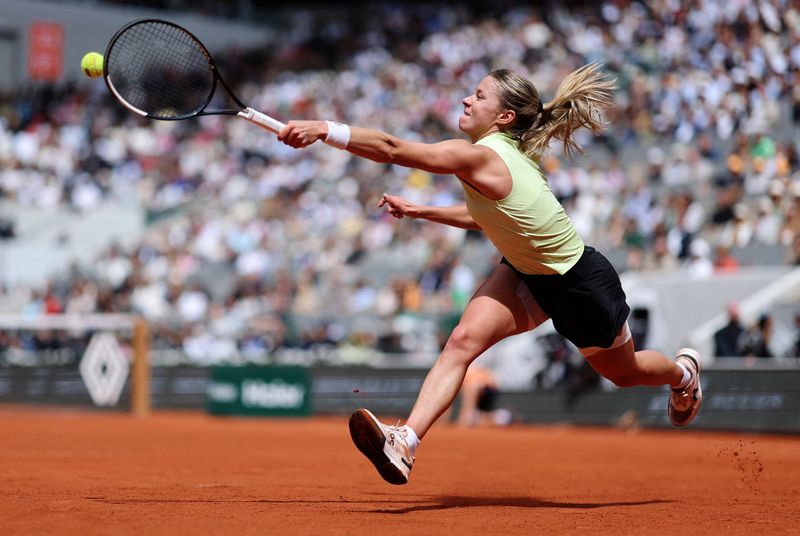 Tennis-Chwalinska says years of hard work paid off in French Open run