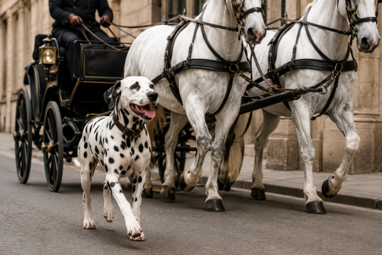 The dog that ran beside horse-drawn carriages: Meet the Dalmatian