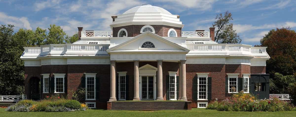 The notable homes of the Founding Fathers