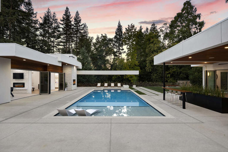 Inside a boldly modern Sacramento home built around an oak, with nod to ...