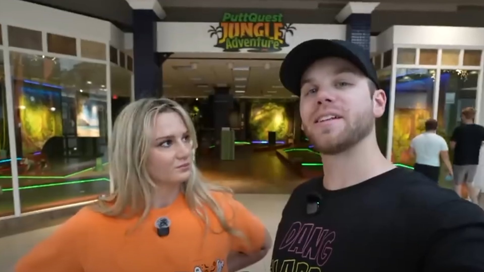 This indoor mini golf course surprised us