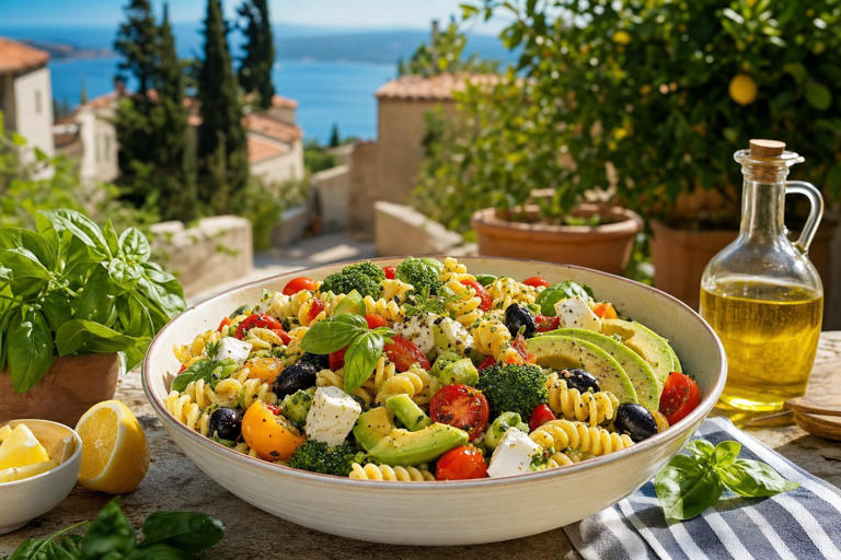 Cette salade de pâtes d’été ultra fraîche régale toute la famille, à ...
