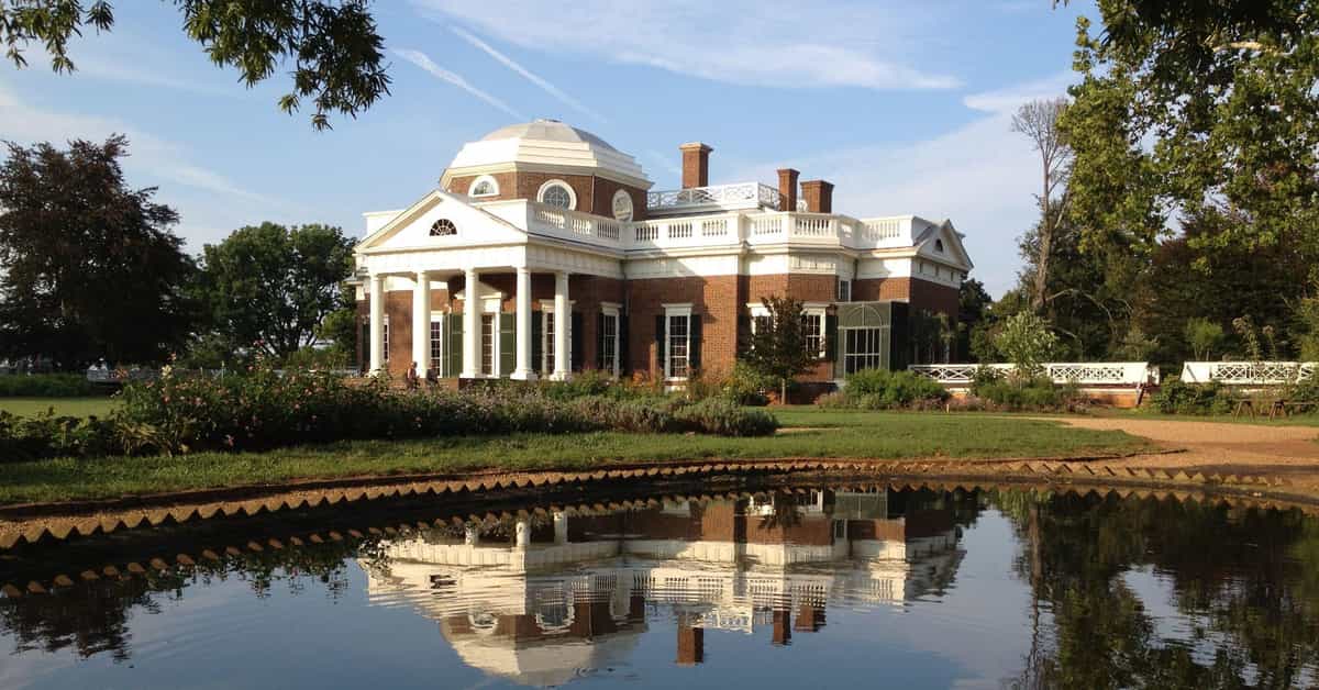 The notable homes of the Founding Fathers