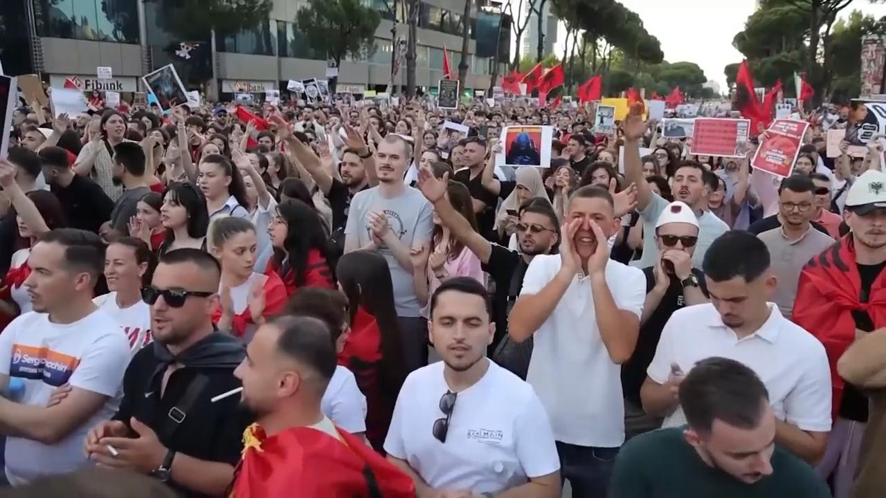 Protest in Tirana over a coastal development project linked to Jared ...