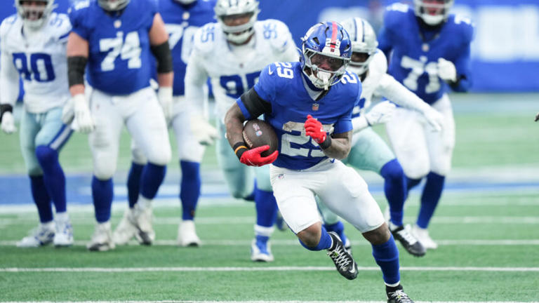 The NY Giants’ run-first plan keeps circling back to Cam Skattebo