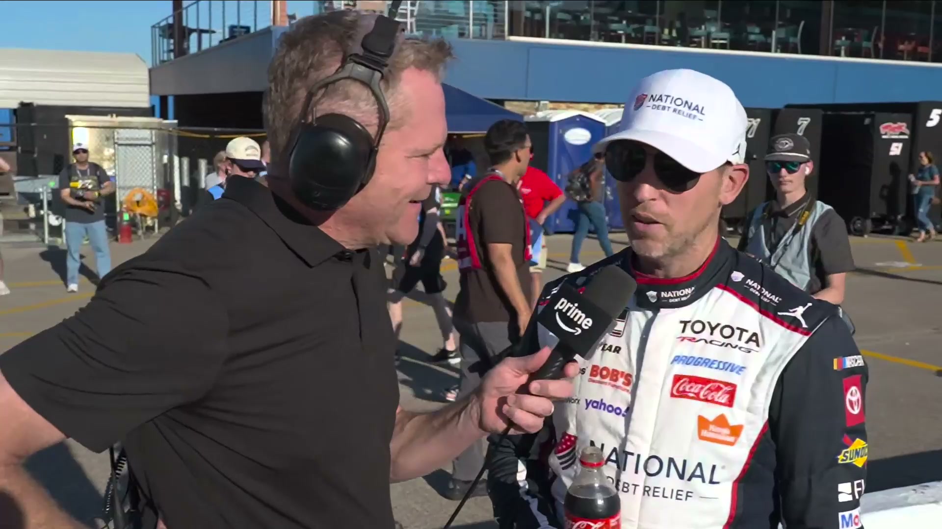 Hamlin snatches Michigan pole from Hocevar