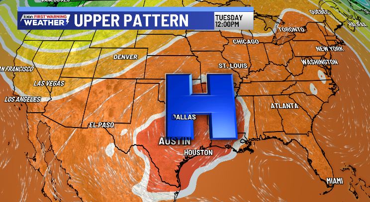 Isolated rain chances Sunday, warming next week
