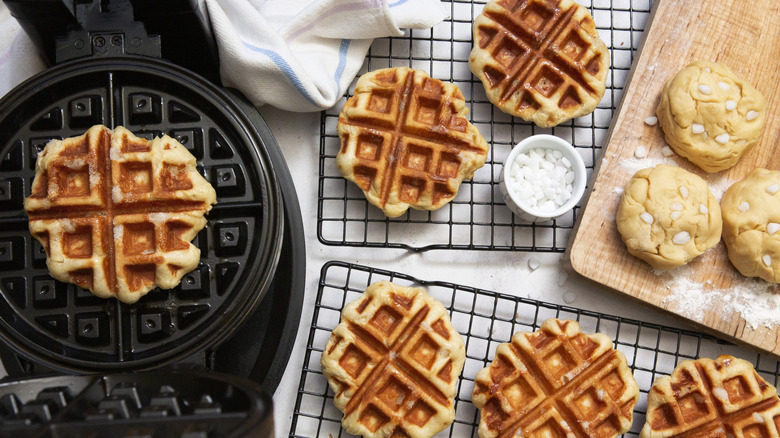 The best way to make waffles when you don't own a waffle maker
