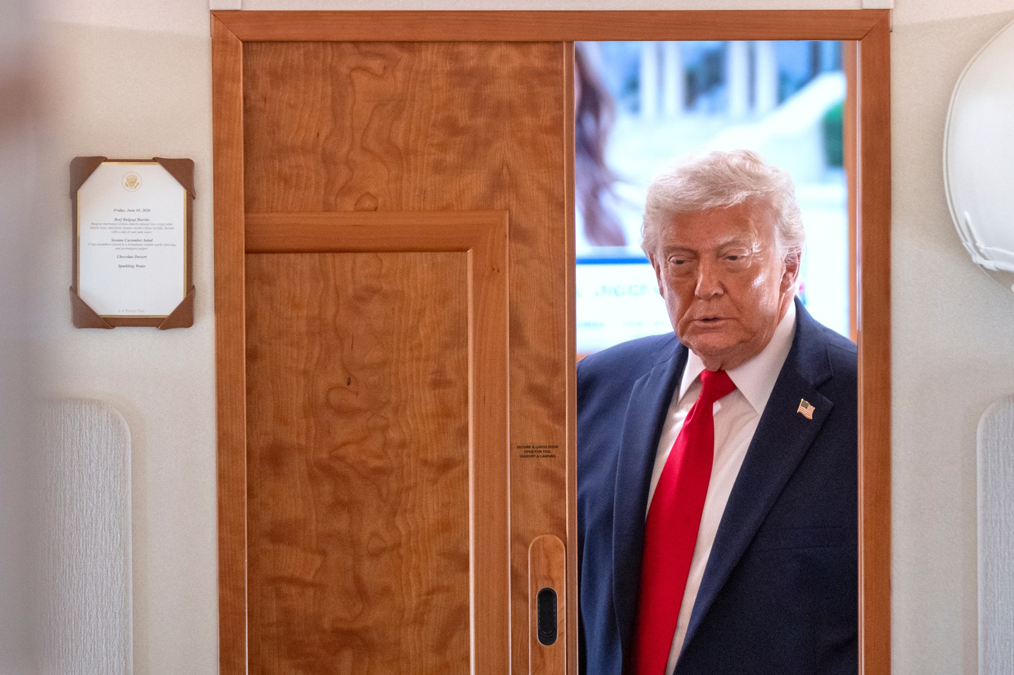 Trump posts doctored music video saying everyone around world loves him