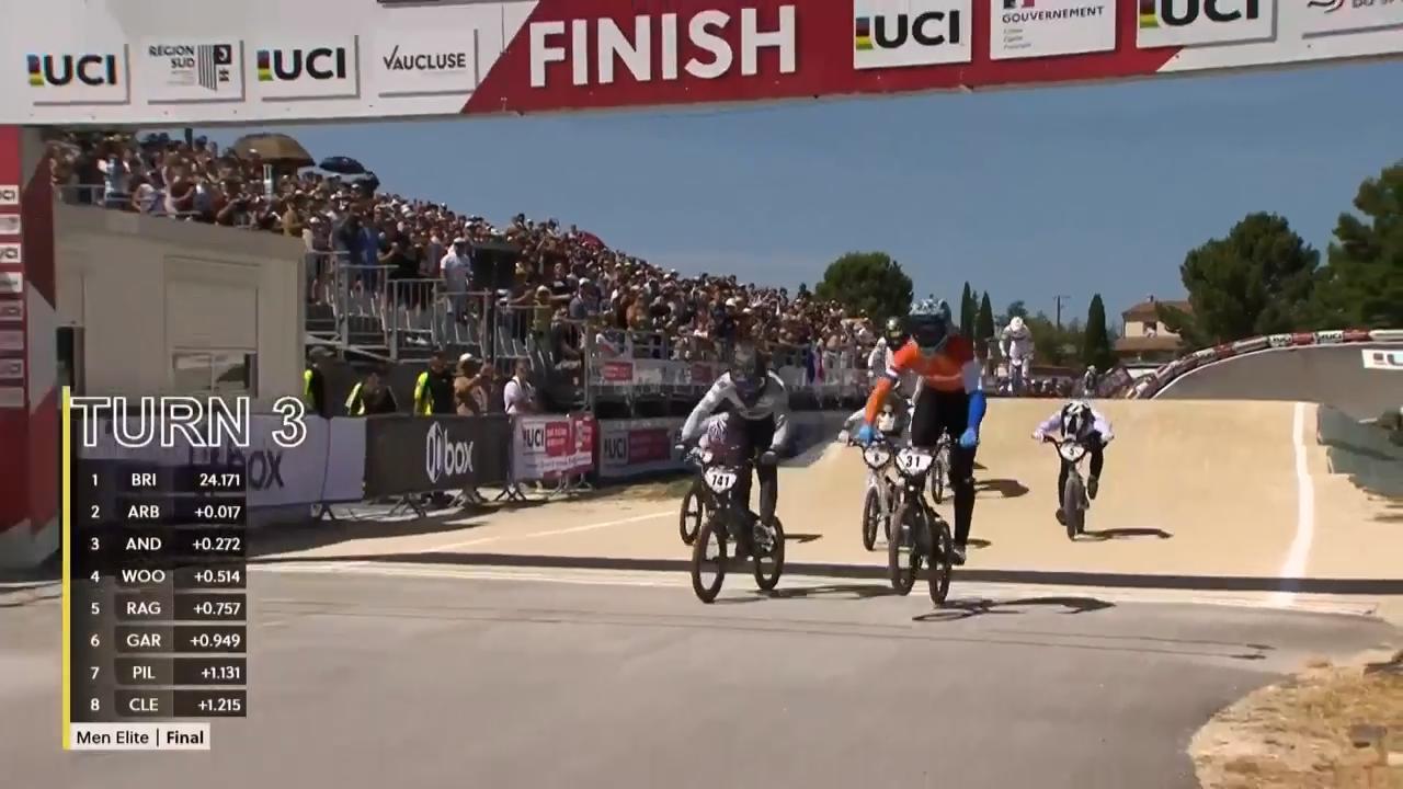 Elite glory for Brink and Simpson at the UCI BMX Racing World Cup opener