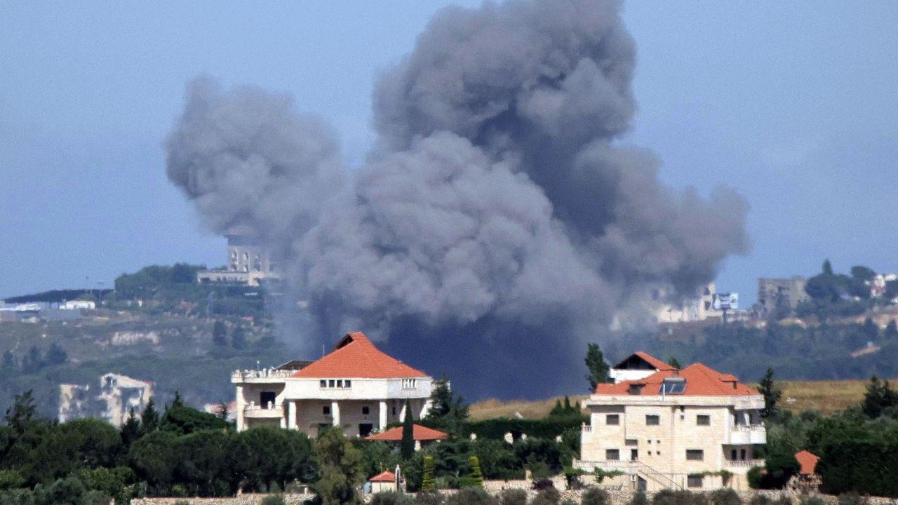 In photos fresh Israeli strikes in southern Lebanon