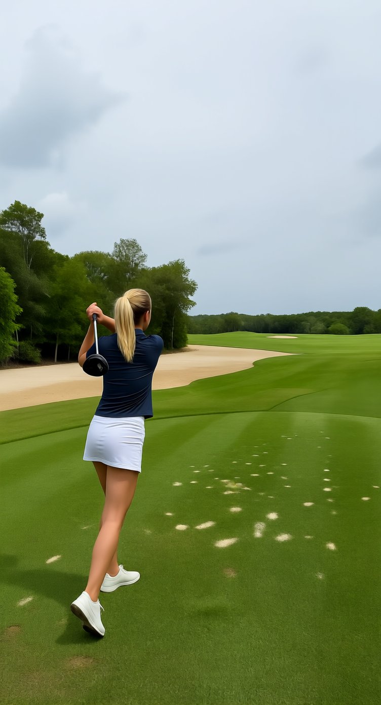 Losing an argument with the golf ball