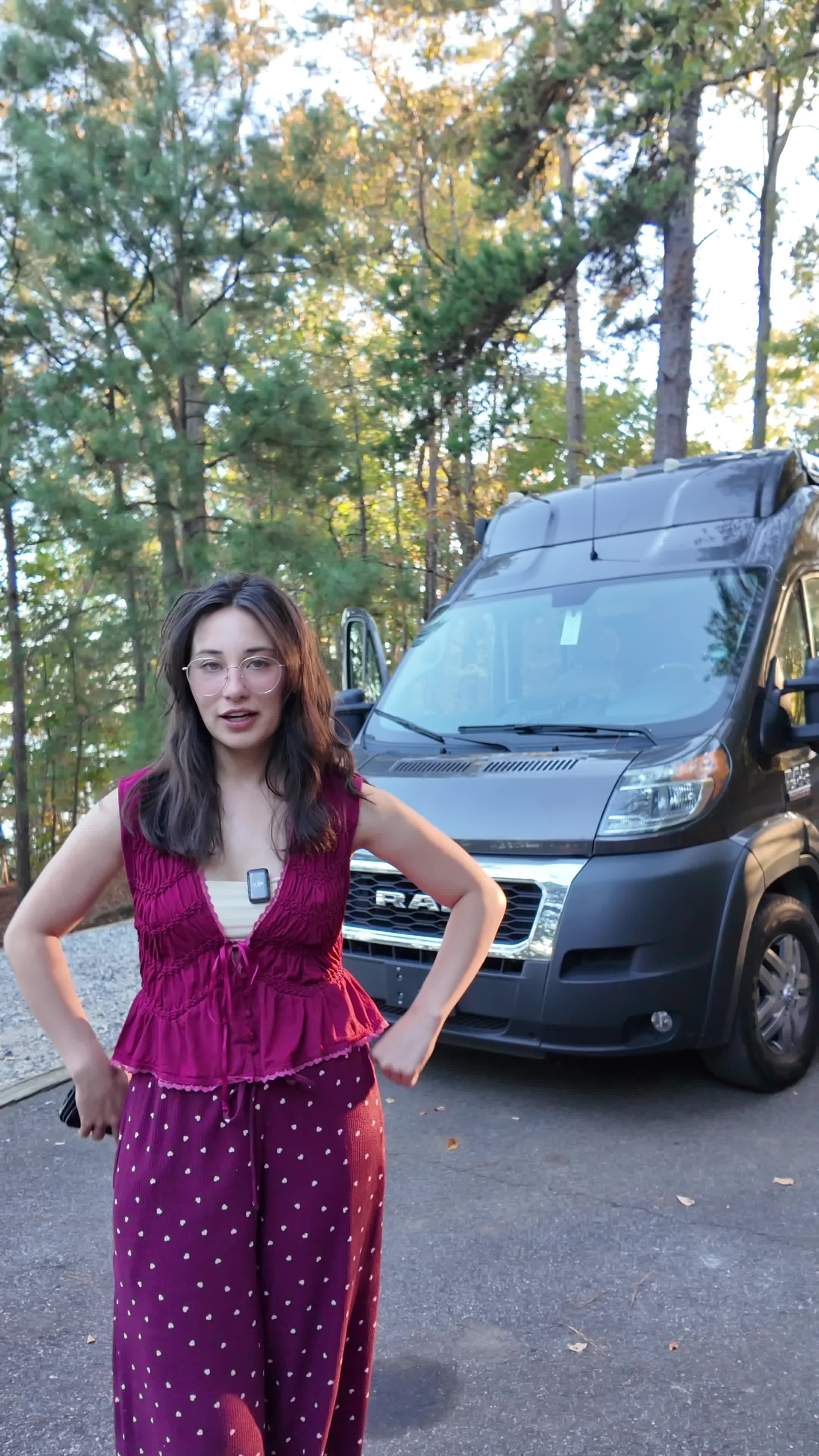 Testing whether food delivery can actually reach a campground out in ...