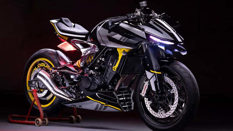This Royal Enfield custom looks like Need for Speed broke into a ...