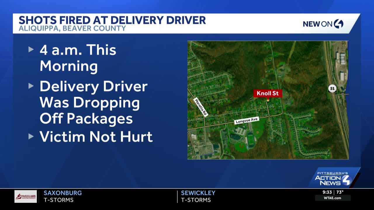 Beaver County delivery driver shooting