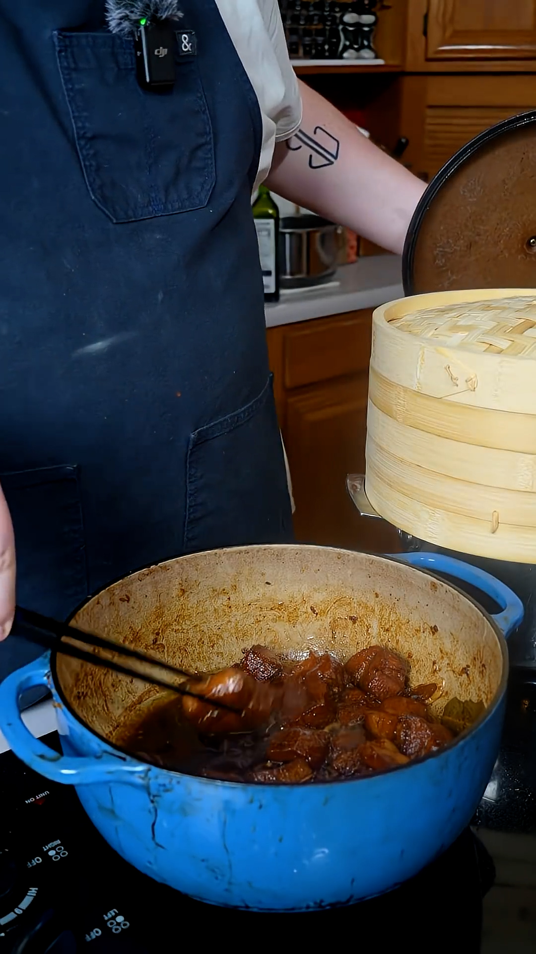 Tender pork belly in fluffy steamed bao buns
