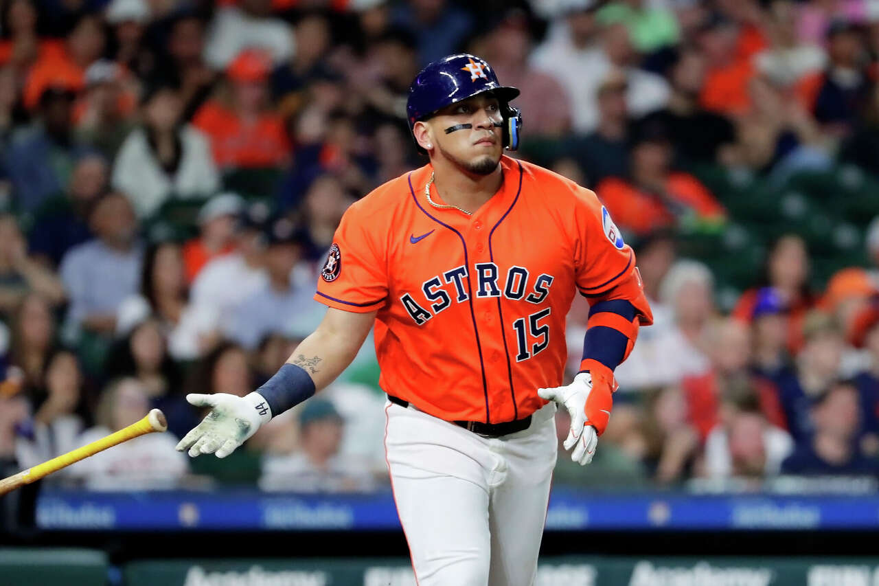 Isaac Paredes showing signs of getting hot for Houston Astros. 'He can ...