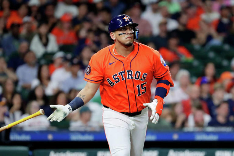 Isaac Paredes showing signs of getting hot for Houston Astros. 'He can ...