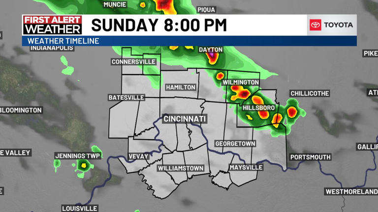 First Alert Weather Days: Pop-up storm chances Sunday; more widespread ...