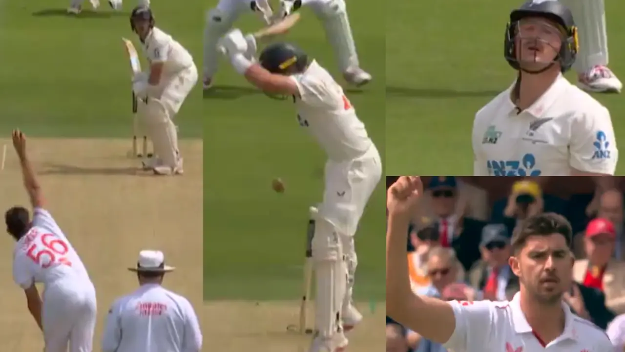 ENG vs NZ [WATCH]: Nathan Smith’s stumps sent flying by Josh Tongue’s ...
